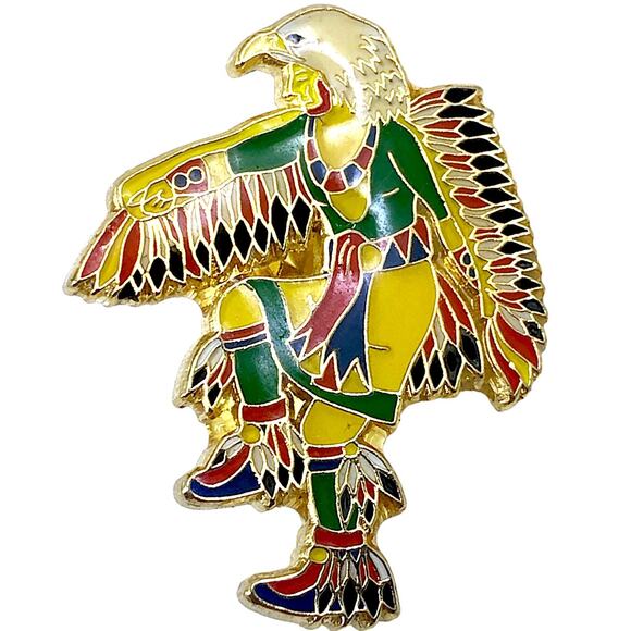 Native | Accessories | Native American Tribal Ceremony Eagle Pin | Poshmark